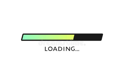 Loading Bar Symbol Stock Vector Illustration Of Interface 309081186
