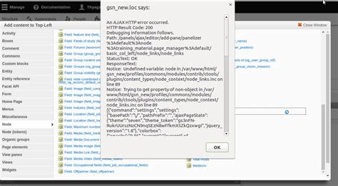 Undefined Variable Node In Nodelinks Drupal Panalizer Stack Overflow