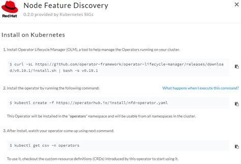 unable to install node feature discovery using operator · issue 106 · kubernetes sigs node