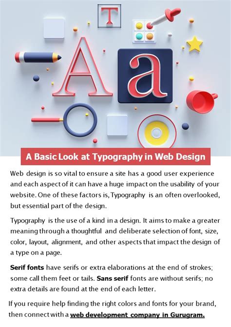 Ppt A Basic Look At Typography In Web Design Powerpoint Presentation Free To Download Id