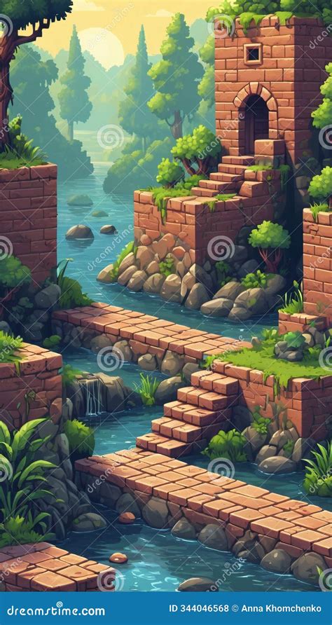 Pixel Game Level Design Platform Game Asset Fantasy 8 Bit Environment