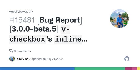 Bug Report 300 Beta5 `v Checkbox`s `inline Text Field` Demo Has