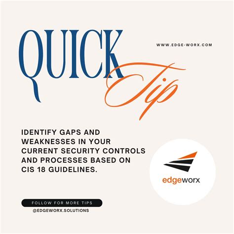 Edgeworx Solutions Inc On Linkedin Cybersecurity Ciscontrols
