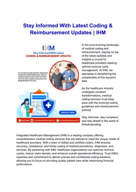 Ppt Stay Informed With Latest Coding And Reimbursement Updates