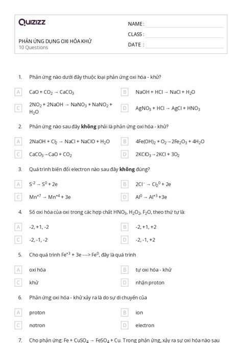 H N Trang T Nh Ph N Ng Axit Baz Cho L P Tr N Quizizz Mi N Ph