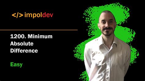 Minimum Absolute Difference Leetcode 1200 Python Youtube