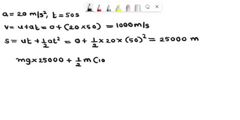 Solved A Rocket Engine Can Accelerate A Rocket Launched From Rest