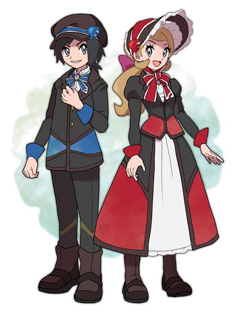 Serena And Calem Pokemon And More Drawn By Fu Tk Dhy Danbooru