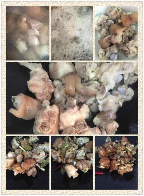 美味豬蹄燜黃豆的家常做法 每日頭條