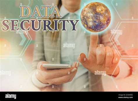 Handwriting Text Data Security Conceptual Photo Protected Important An Individualal Data From