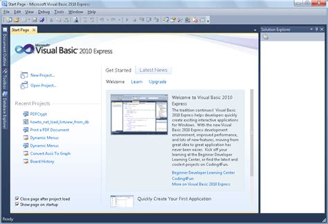 Integrated Development Environment Ide For Vbnet Learn Vbnet