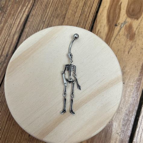 Skeleton Belly Button Jewelry New Never Worn No Depop