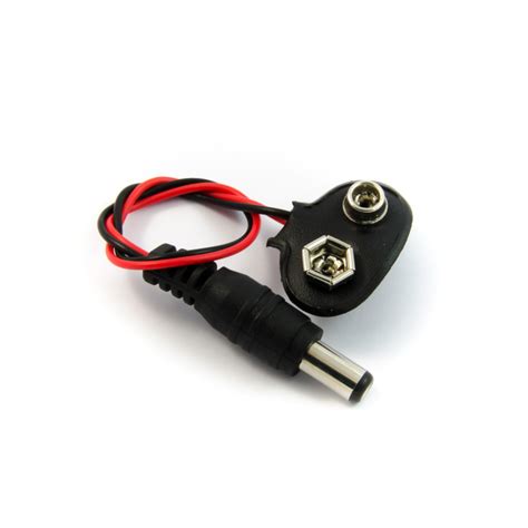 Arduino 9v Battery Connector With 5 5mm 2 1mm Dc Plug Bastelgarage Electronics Online Store