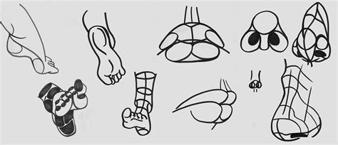 Formalization Of Body Parts Behance