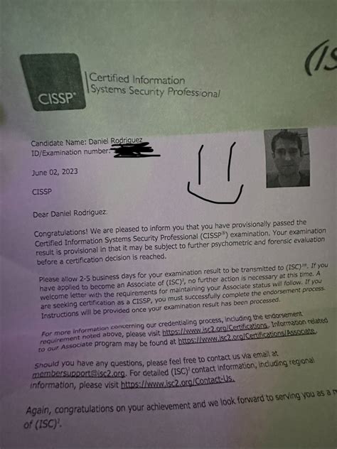 Daniel Rodriguez On Linkedin Provisionally Passed My Isc ² Cissp 12 Comments