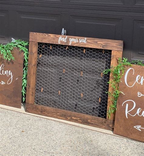 Seating Chart Decor Seating Charts Wedding Decorations