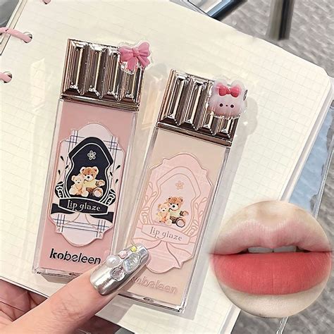 클라우드 베어 립 글레이즈 매트 벨벳 매트 립 머드 방수 논스틱 컵 쉬운 페이드 립스틱 소녀 립 메이크업 화장품 신제품 Aliexpress