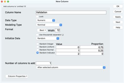 How To Make A Validation Column In Regular Jmp Using Jsl Jmp User Community