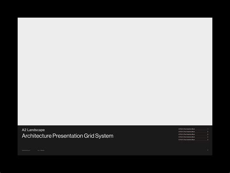 A2 Presentation Grid System For Indesign Behance