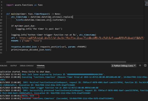 Trigger The Trigger Function Using Timer Trigger Using Azure Function For Python Stack