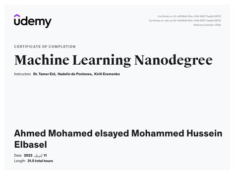 Machinelearning Udemy Ml Ai Nanodegree Deeplearning Python Data Ahmed Mohammed Elbasel