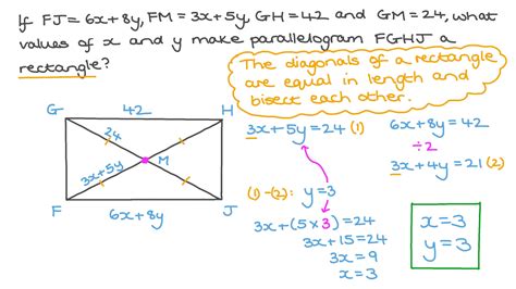 Solving For X In Rectangle