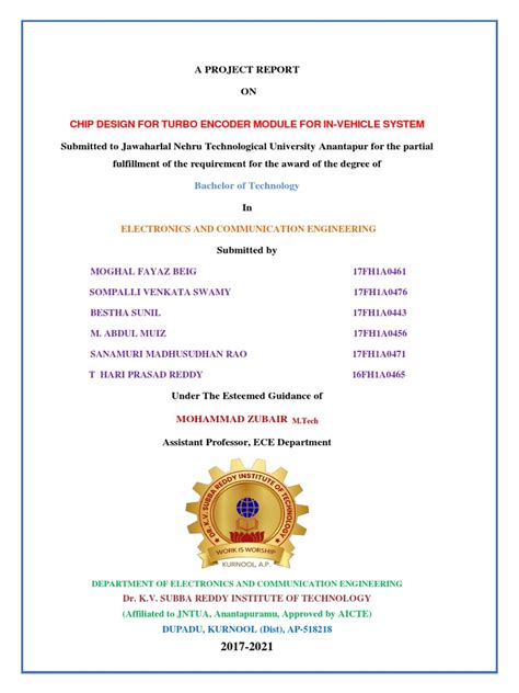 Turbo Encoder Final Document Hard Download Free Pdf Vhdl Logic Synthesis