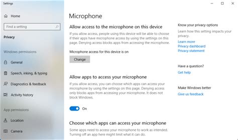 Which Windows 10 Apps Access My Pc Microphone