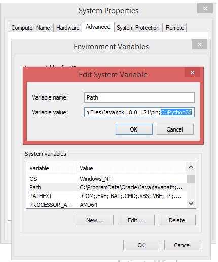 Путь установки для Python