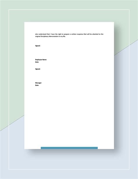 Disciplinary Memo Template In Google Docs Word Pages Download Template Net