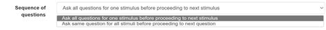 Setting Up The Survey Flow Of A Monadic Block Conjointly