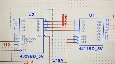Clock Making A 12 Hour Digital Circuit In Multisim Electrical