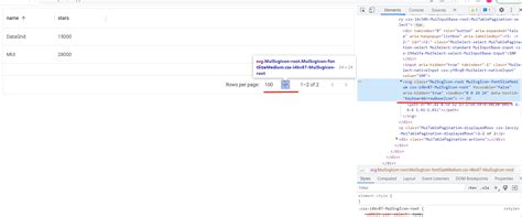 [data grid] the icon of the table pagination in mui datagrid doesn t