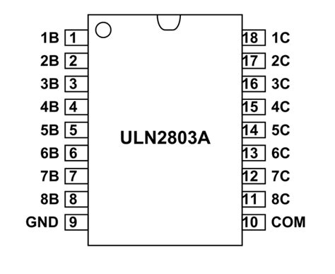 ULN2803A SMD In Pakistan Hi Voltage Current Darlington Transistor Array Digilog Pk