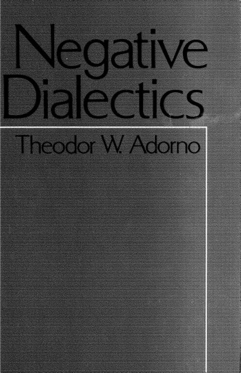 Negative Dialectics By Demandside Issuu