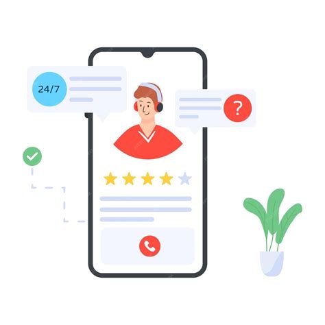 Premium Vector Digital Assistant Illustration Flat Editable Vector