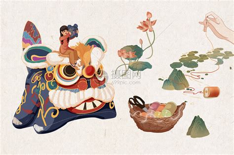 非遗文创手工艺品布老虎插画图片下载 正版图片402546007 摄图网