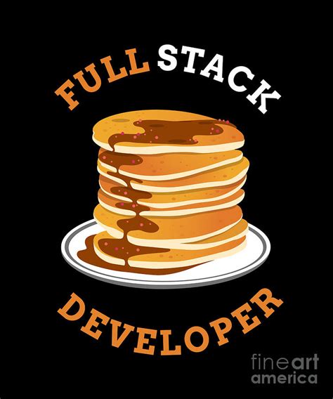 full stack developer programmer coding digital art by yestic