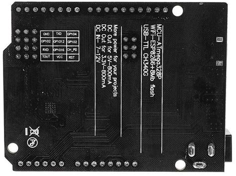 klon arduino uno wifi atmega328p esp8266 32kb 8mb lhotsky elektro