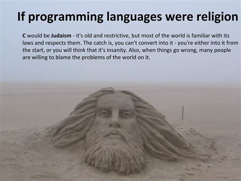 If Programming Languages Were Religion Ppt Programming Languages