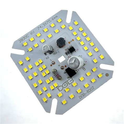 برد ال ای دی آلومینیومی 60 وات 220 ولت مهتابی مربعی روبوایکیو