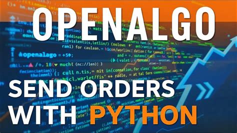 Openalgo Send Orders With Python Youtube