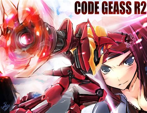 Kouzuki Kallen Guren Guren Mk Ii And Guren Flight Enabled Version Code Geass Drawn By Nekou