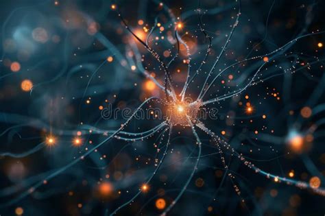 Neural Connections Form Intricate Networks In The Brain Enabling Communication And Processing