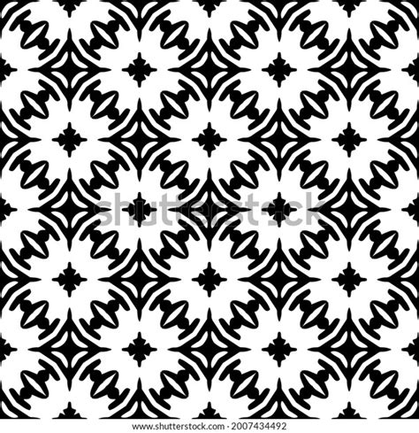 Floral Seamless Pattern Backgroundgeometric Ornament Wallpapers Stock