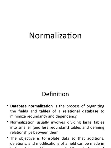 Dbms Chap 07 Normalization Pdf Information Technology Management