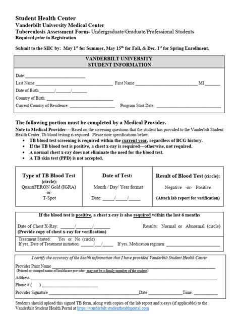 Tuberculosis Tb Testing Form 2023 Pdf Tuberculosis Tb Testing Form 2023 Pdf