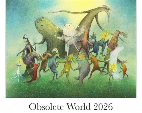 2026 Obsolete World Wall Art Calendar Etsy