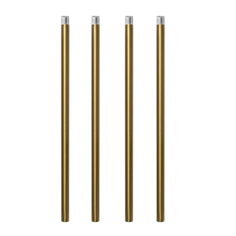 Haligate Brushed Brass M10 Threaded Extension Rod For