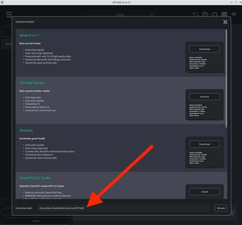 Ajouter un modèle au format ggml dans GPT All sur Linux Ubuntu